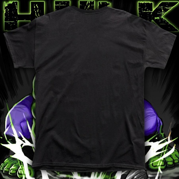 HULK - Smash - POLERA HOMBRE IMPRESIÓN DTG - POLERAS A UN CLICK