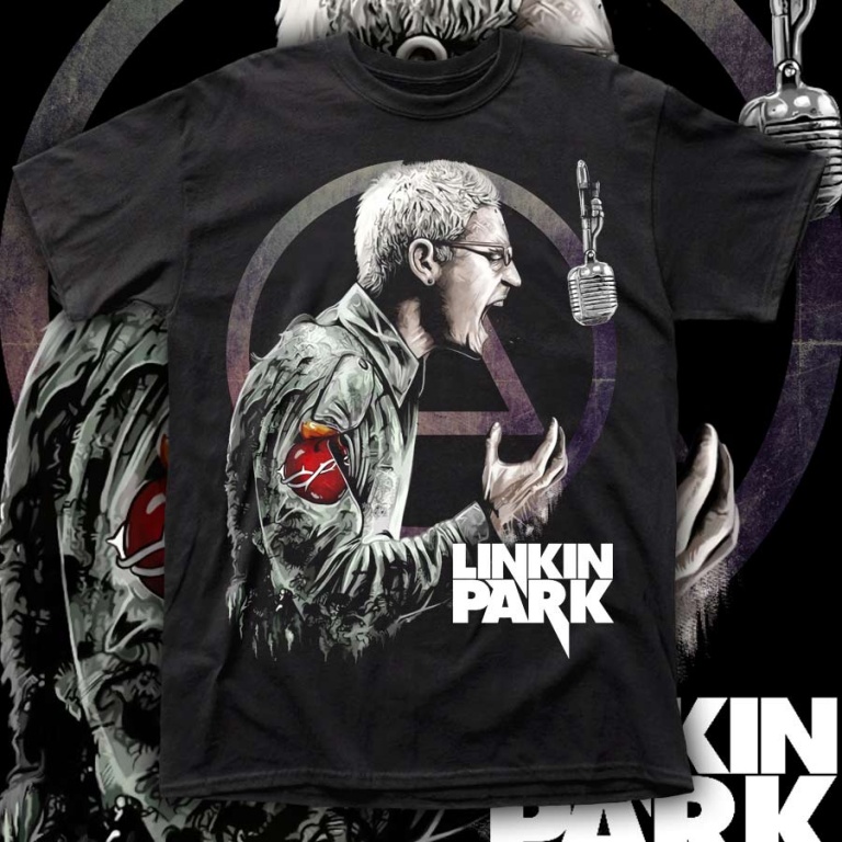 LINKIN PARK "Chester Bennington" POLERA DE HOMBRE IMPRESIÓN DTG ...
