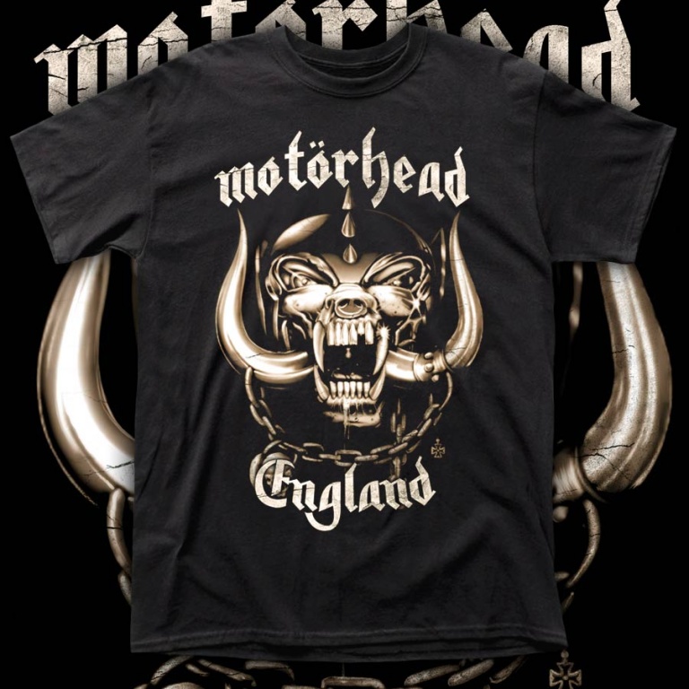 MOTORHEAD "ENGLAND" POLERA HOMBRE SERIGRAFÍA - POLERAS A UN CLICK